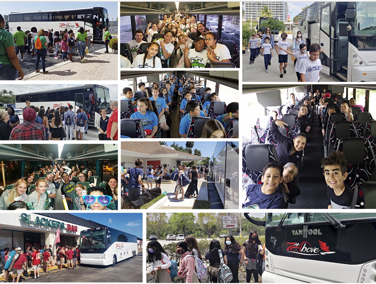 Charter Bus for School Trips - 7nAbove Coach Bus Rental